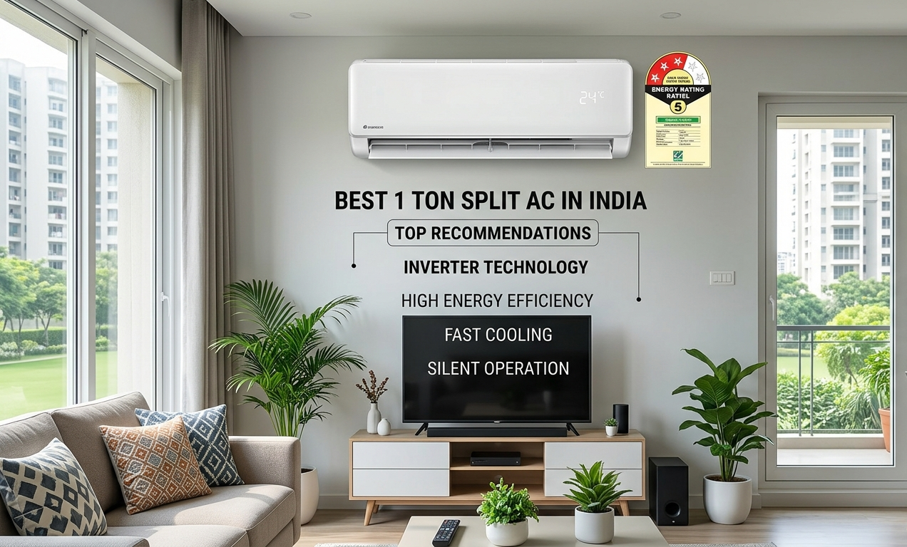 Best 1 Ton Split AC in India 2026 – Budget to Premium Picks