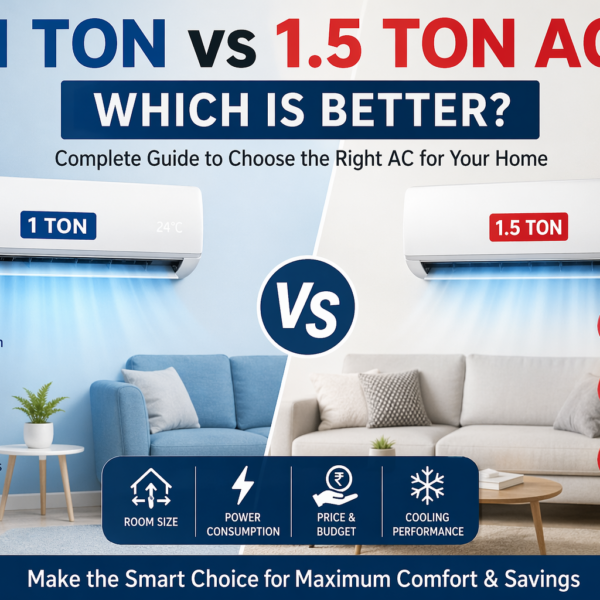 Best 1 Ton Split AC in India 2026 – Budget to Premium Picks