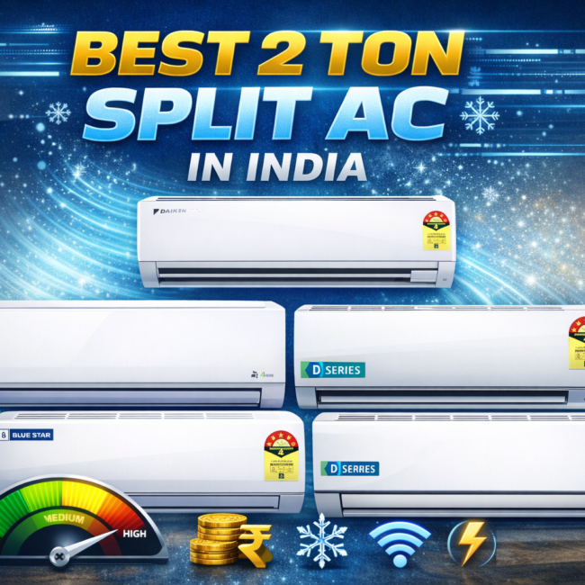 Top 5 Best 1.5 Ton Split AC in India 2026 – Under ₹50,000